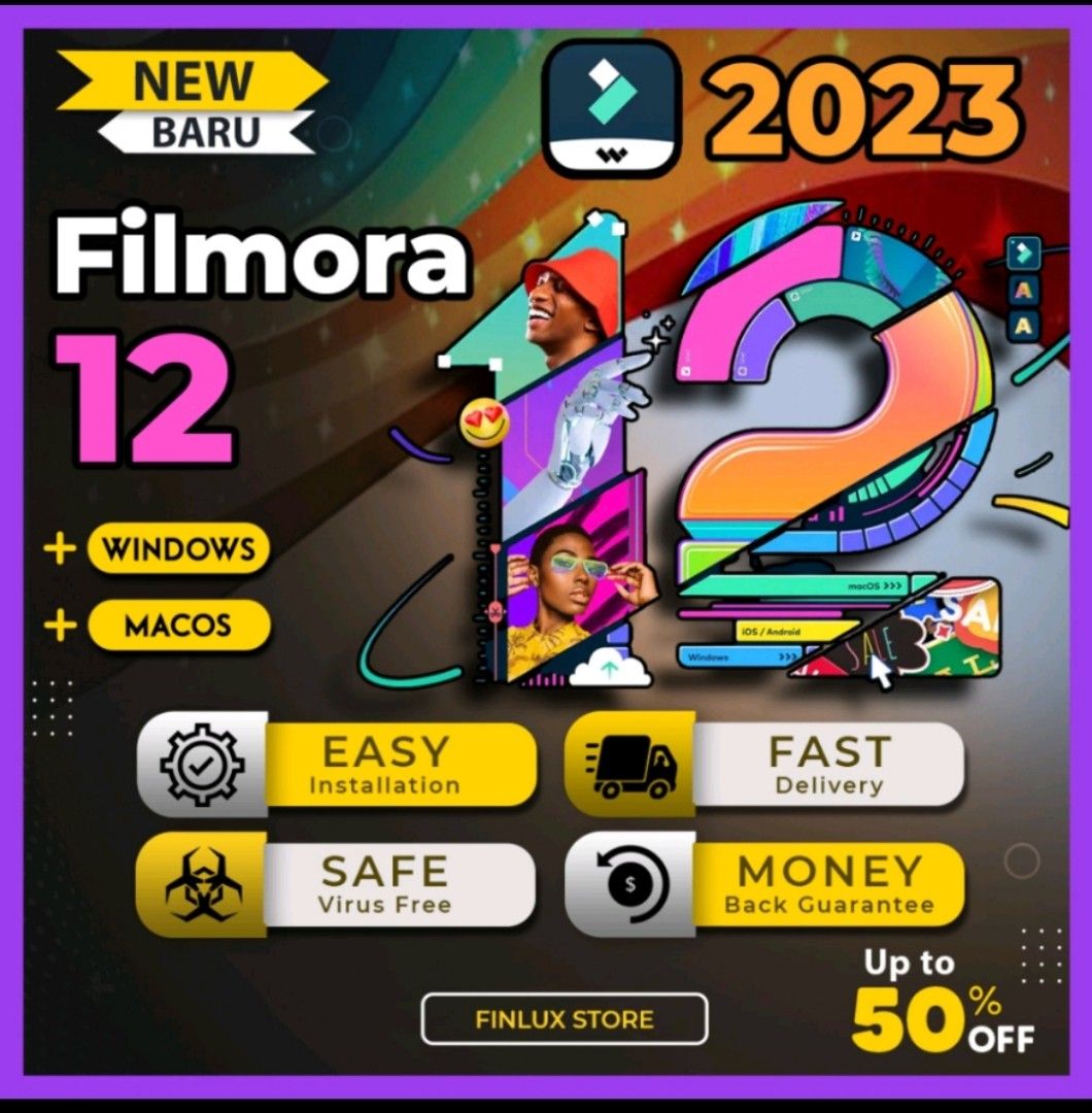 Filmora 12 2023 Version | 4000+ Effects Pack |Video Editing ...