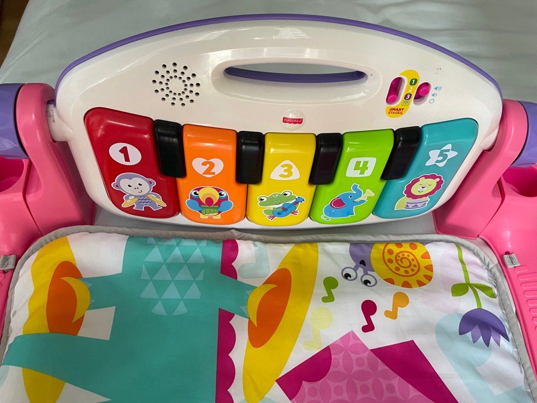 Fisher Price Kick & Piano Gym, Babies & Kids, Infant Playtime on Carousell