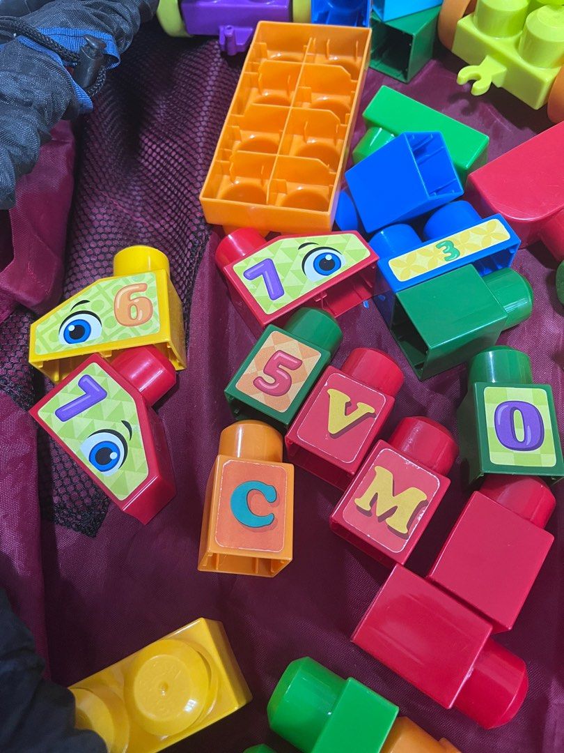 Fisher Price Mega Bloks ABC train, Babies & Kids, Infant Playtime on ...