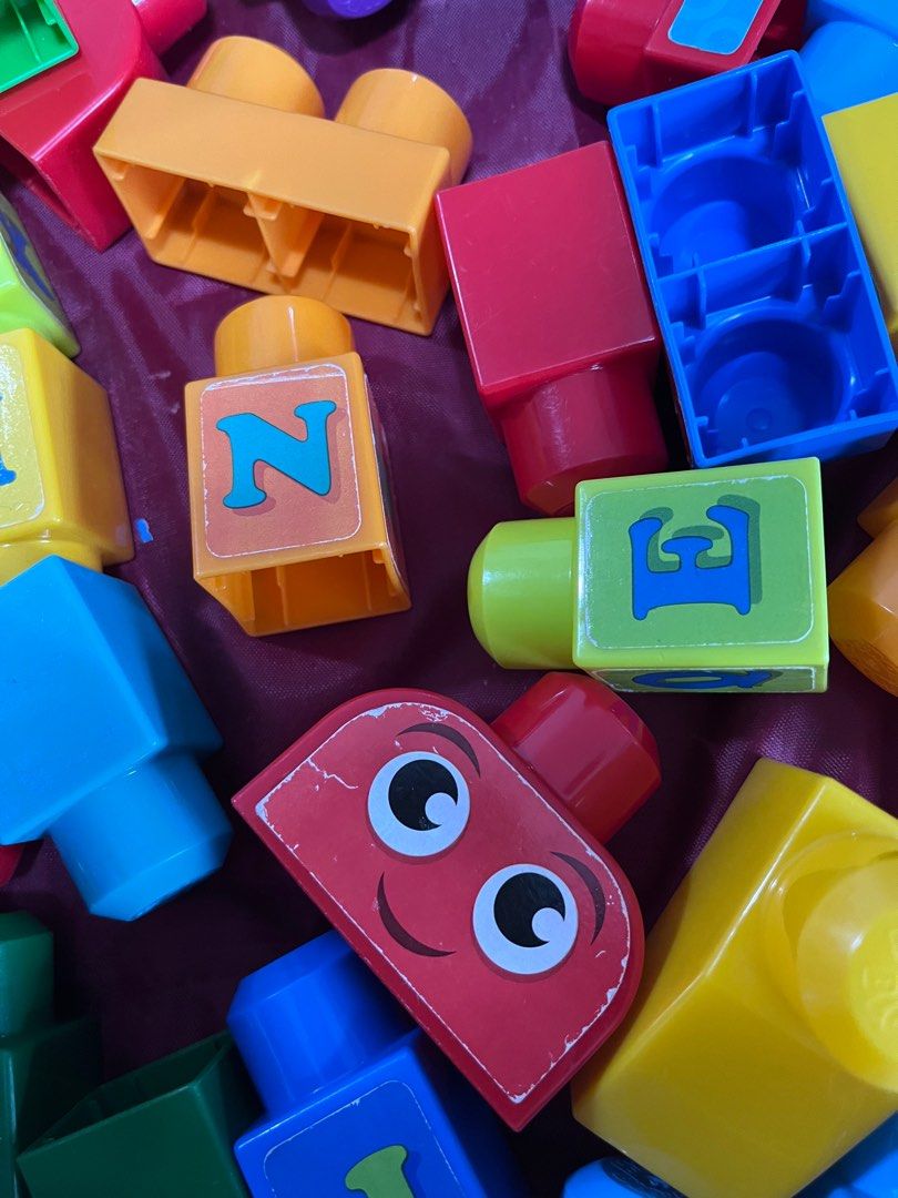 Fisher Price Mega Bloks ABC train, Babies & Kids, Infant Playtime on ...