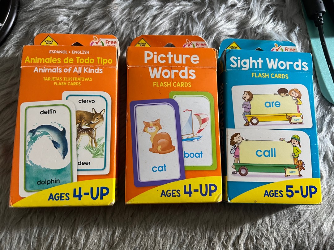 Flash Card for Learning, Babies & Kids, Infant Playtime on Carousell