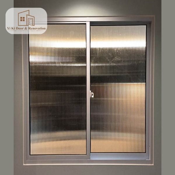 Fluted Glass Sliding Window, Furniture & Home Living, Bathroom ...