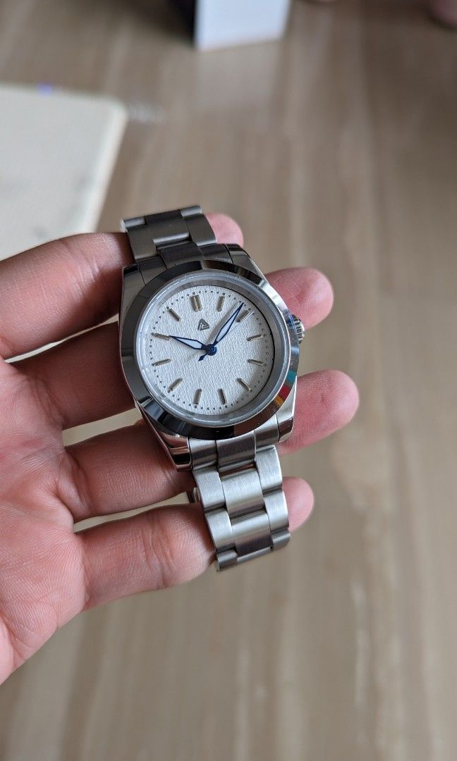 FS: Modded watch with glide lock bracelet, Luxury, Watches on Carousell