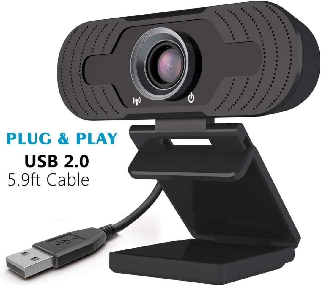 Full HD 1080P Webcam With Microphone and USB Web Camera, Full HD Video ...