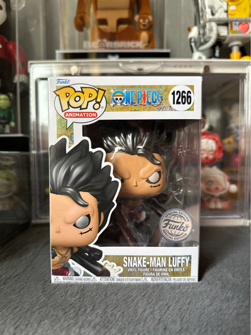 Funko pop metallic one piece snake man luffy special edition, Hobbies ...