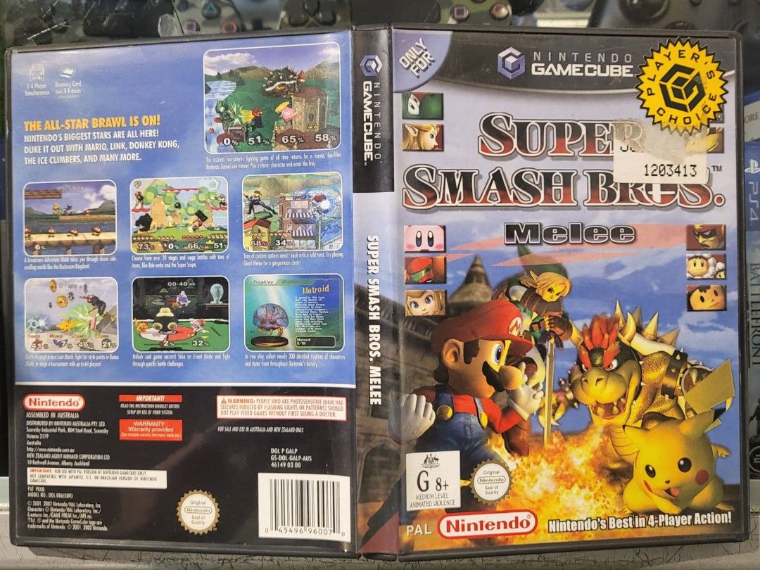 Gamecube Super Smash Bros, Video Gaming, Video Games, Nintendo on Carousell