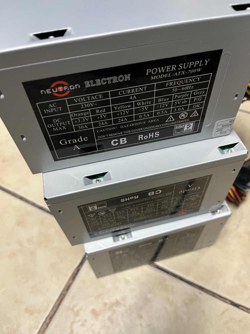 Generic 700W Power Supply, Computers & Tech, Parts & Accessories ...