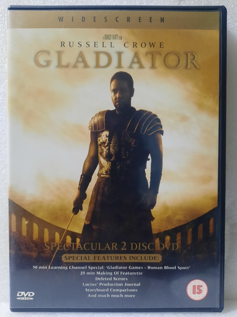 GLADIATOR [SPECTACULAR 2-DISC DVD], Hobbies & Toys, Music & Media, CDs ...