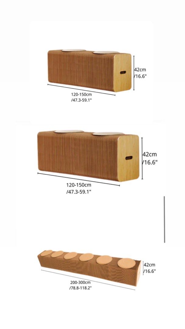 GLORIA Expanding Paper Seats, Furniture & Home Living, Furniture ...