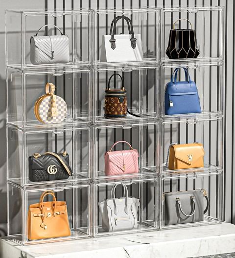 Handbag display box Display Box Full Transparent Magnetic Cover Lego ...