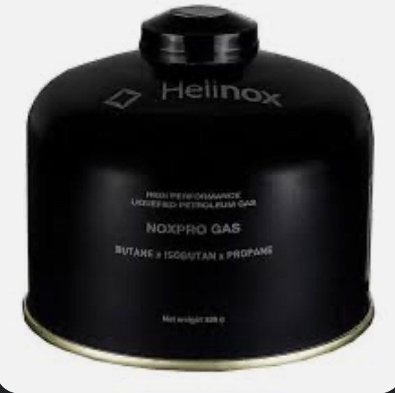 Helinox Noxpro 230G Tactical Black Butane Gas, Sports Equipment, Hiking & Camping on Carousell