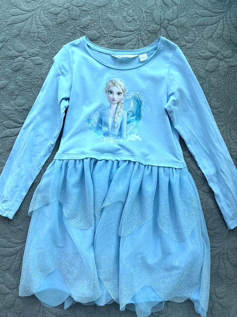 H&M Frozen Elsa dress 6-8years old, Babies & Kids, Babies & Kids Fashion on Carousell