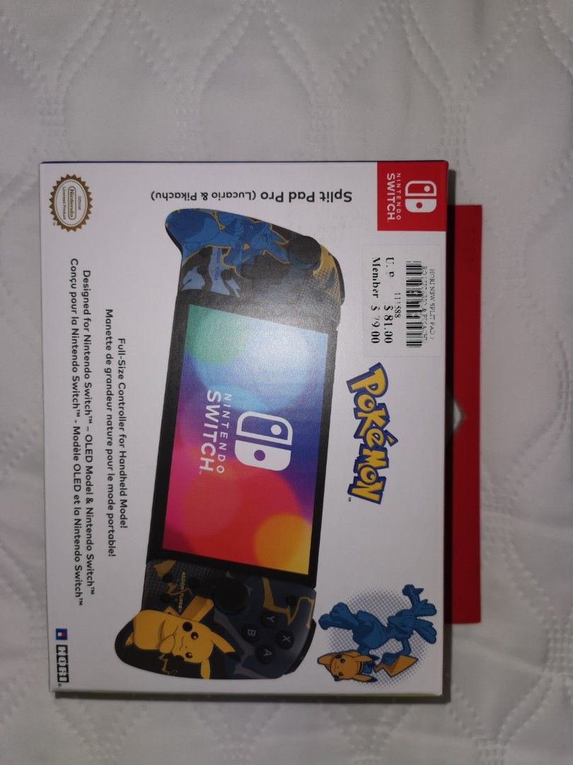 Hori Split Pad Pro (Lucario & Pikachu), Video Gaming, Gaming ...