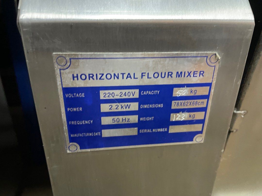 Horizontal flour mixer / meat mixer / commercial mixer, TV & Home ...