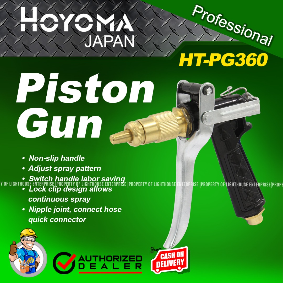 HOYOMA Japan 360G Power Sprayer Piston Gun (HT-PG360) LIGHTHOUSE ENTERPRISE, Furniture & Home ...