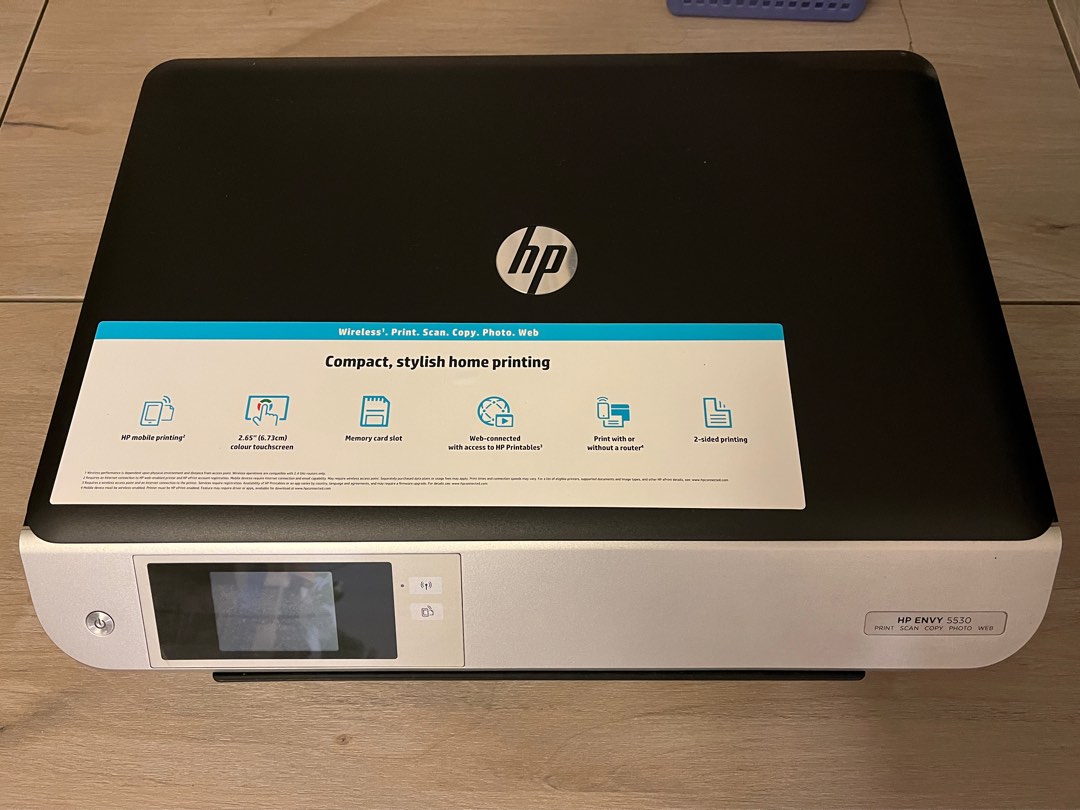 HP ENVY5530 printer and scanner, 電腦＆科技, 打印機及影印機 - Carousell