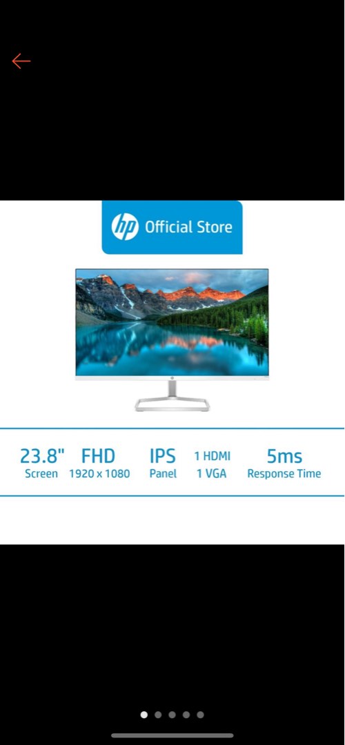 HP M24fwa FHD monitor / 23.8”, Computers & Tech, Parts & Accessories ...