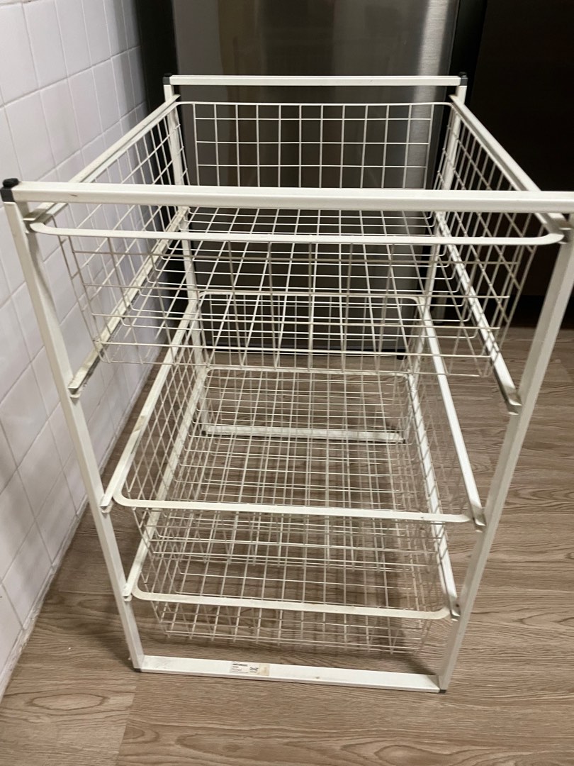 Ikea rack with 1 missing drawer, Furniture & Home Living, Home ...