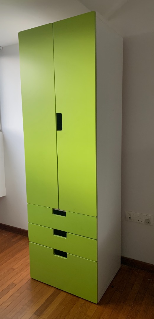 IKEA STUVA Light Green kids cabinet with drawers (192x60x51), Babies & Kids, Baby Nursery & Kids ...