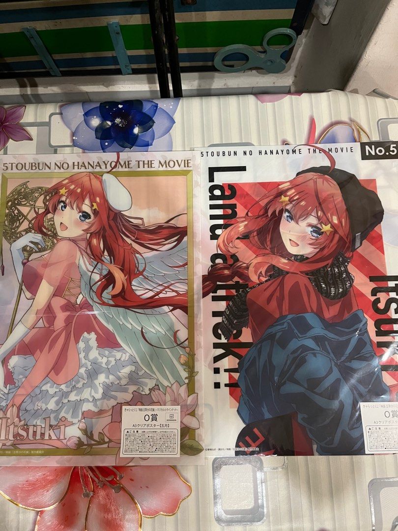 itsuki nakano merch (quintessential quintuplets kuji, files, chokokko ...