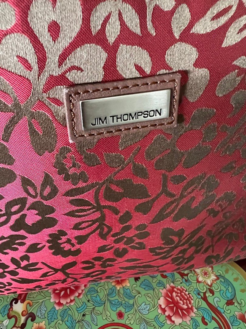 Jim Thompson Silk Tot Bag, Luxury, Bags & Wallets on Carousell