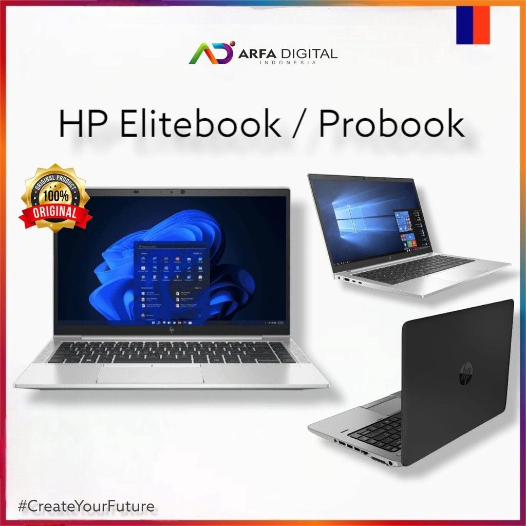 Laptop HP Elitebook / Probook Core I7 / I5 RAM 8GB SSD 256GB Murah ...