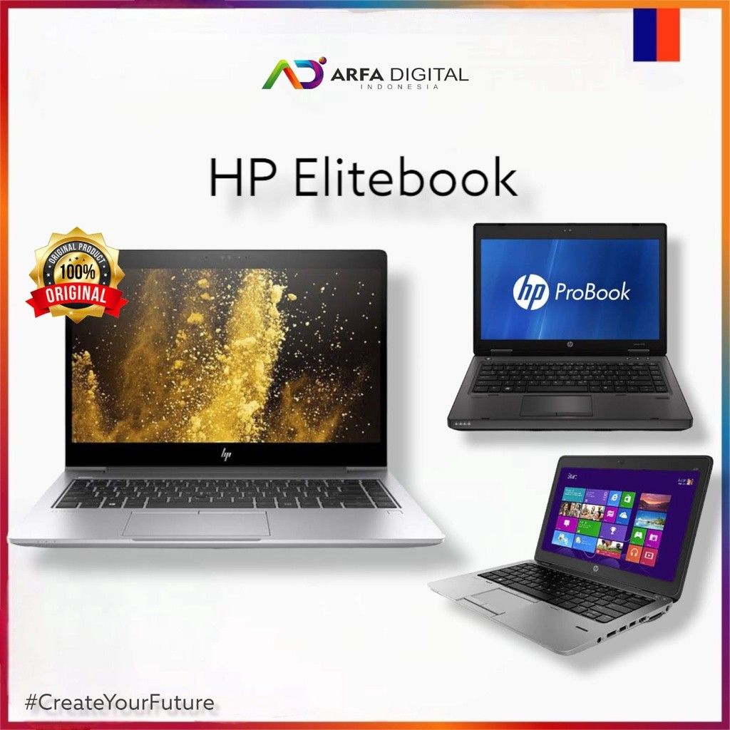 Laptop HP Elitebook / Probook Core I7 / I5 RAM 8GB SSD 256GB Murah ...