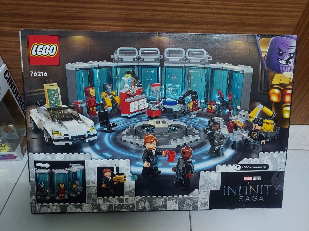 Lego 76216 iron Man Armory, Hobbies & Toys, Toys & Games on Carousell