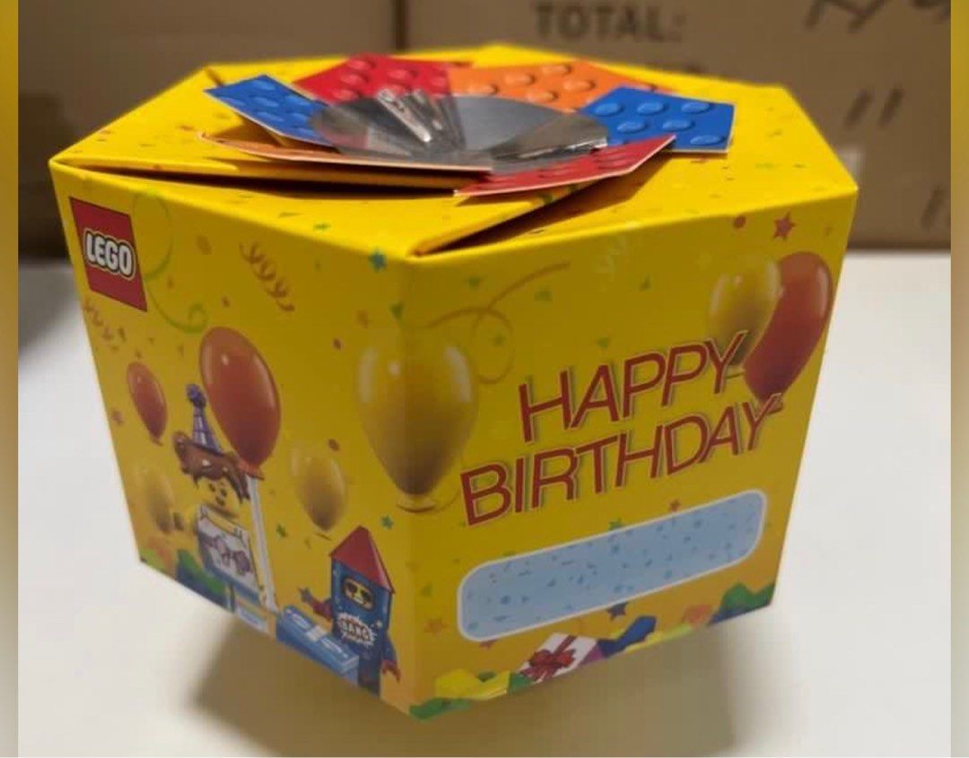 Lego Happy Birthday cake set, Hobbies & Toys, Toys & Games on Carousell