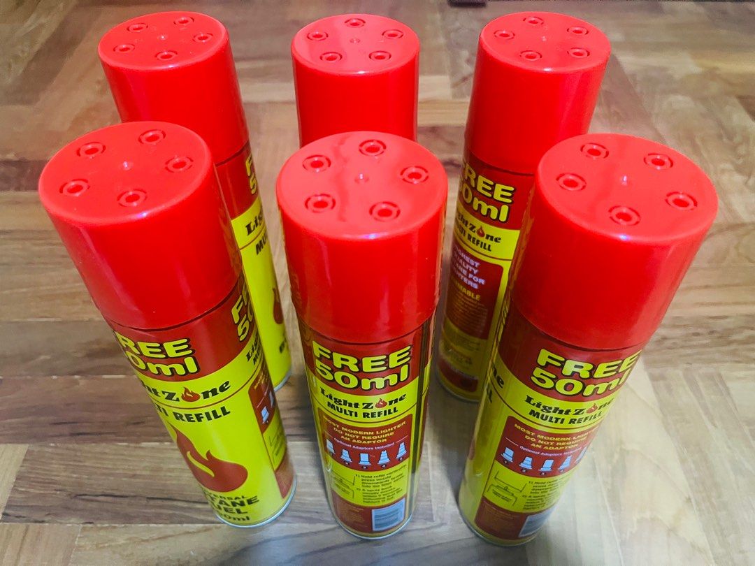 Light Zone 300ml Lighter Gas Multi Refill Universal Butane Fuel, TV ...