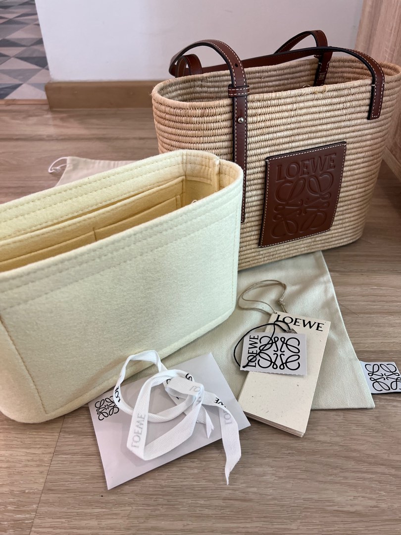 Loewe Basket rattan bag, Women's Fashion, Bags & Wallets, Shoulder Bags ...