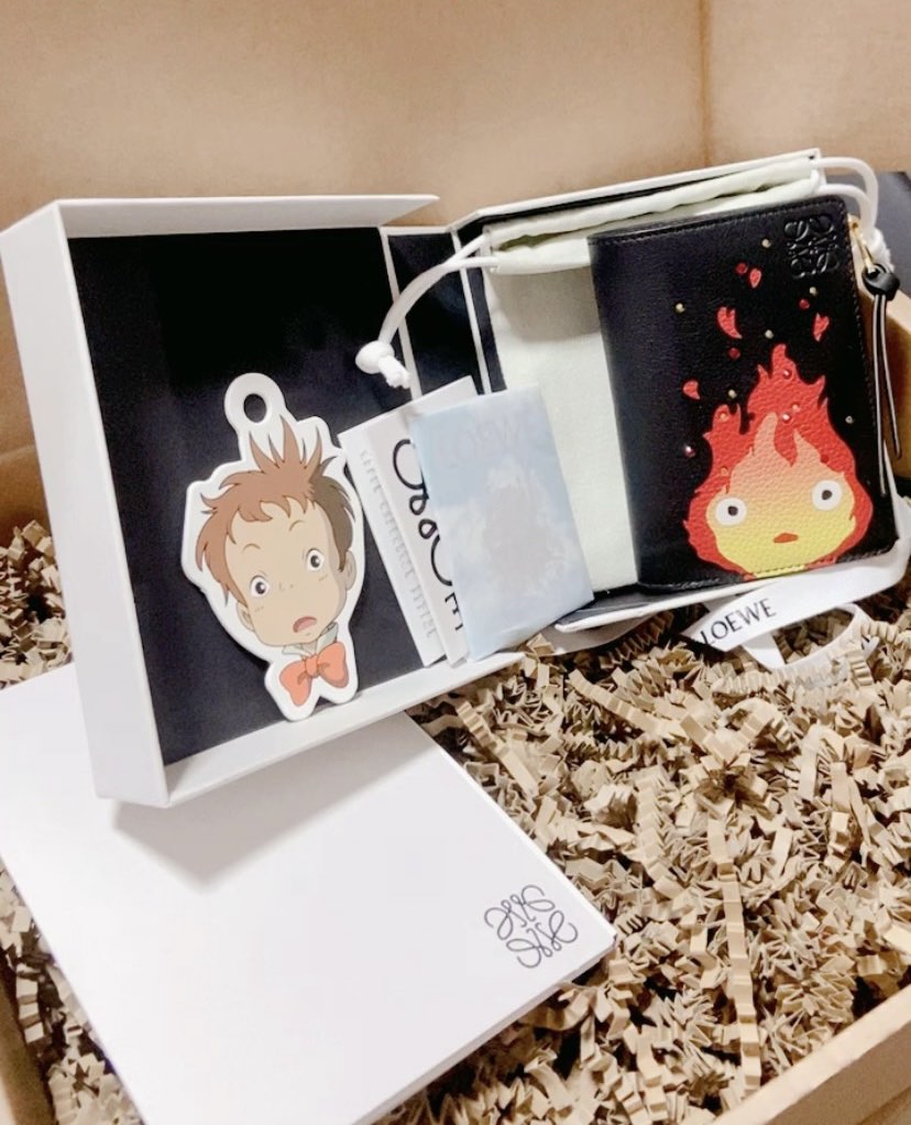 Loewe Calcifer Wallet, Women's Fashion, Bags & Wallets, Wallets & Card ...