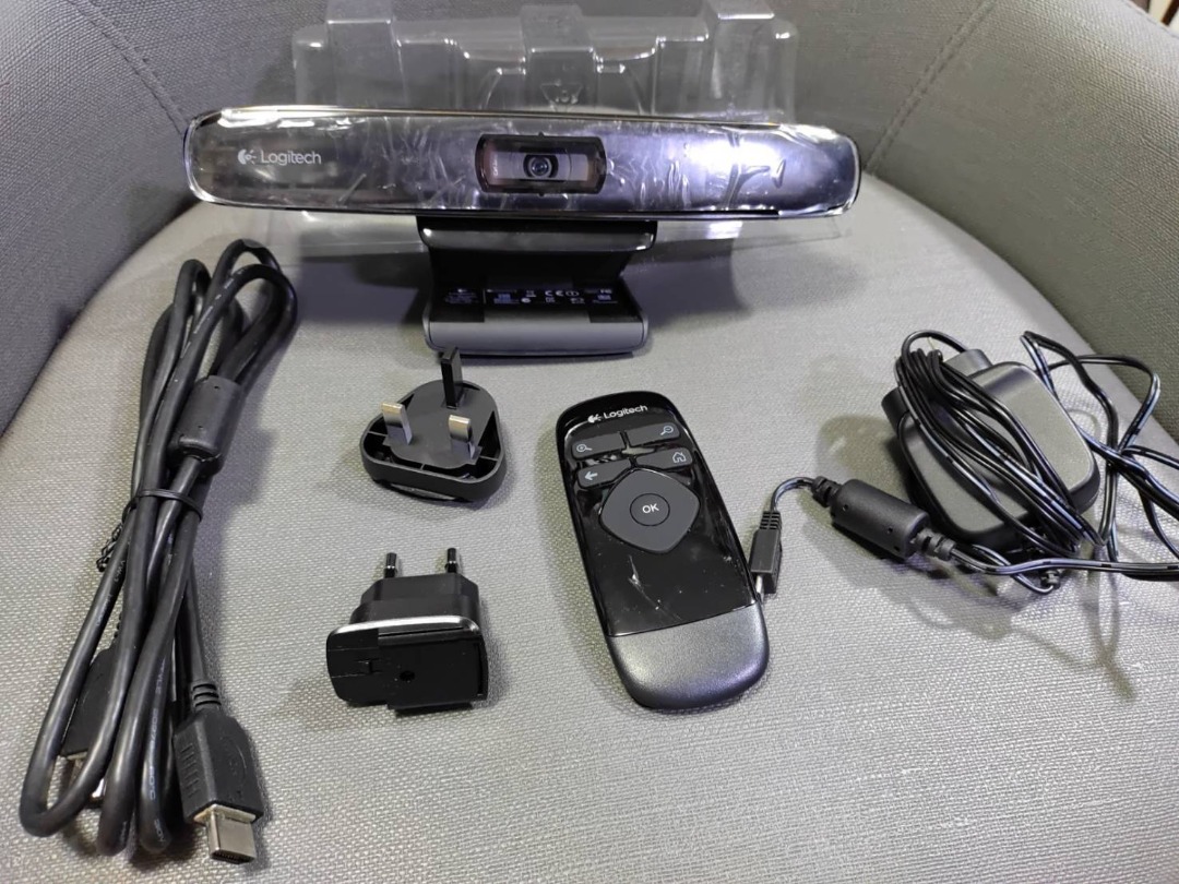 Logitech羅技 skype for TV HD 網路攝影機 遙控器 V-R0002 久置全新品, 電腦及科技產品, 商務用科技產品在旋轉拍賣