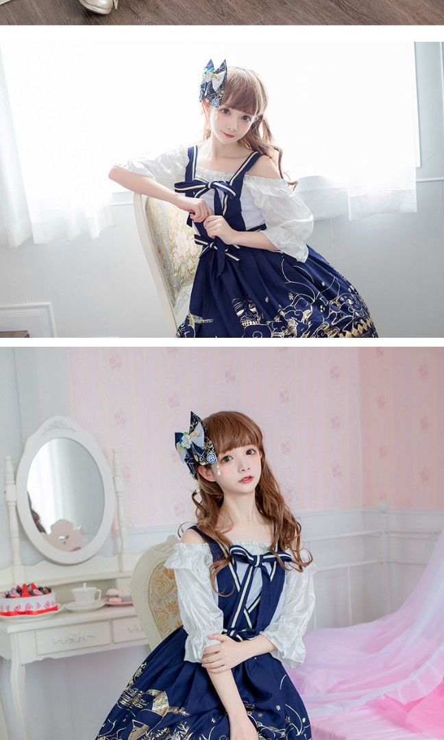 Rare piece Lolita Doris Night, Women's Fashion, Dresses & Sets, Dresses ...