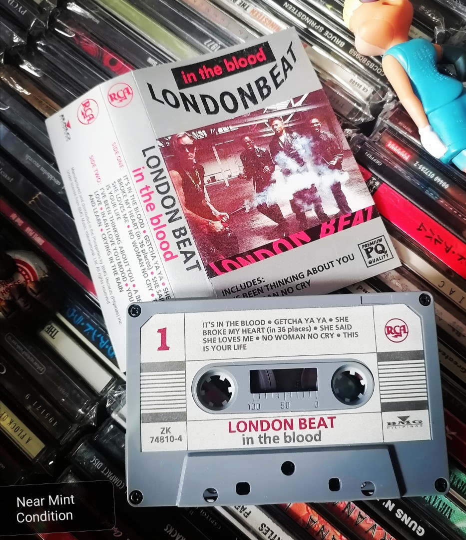 London Beat In The Blood Cassette Tape Original Cassette Tapes For Sale ...