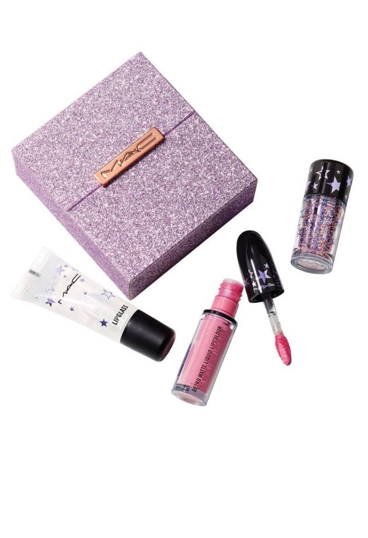 Mac Cosmetics Makeup Mac Shining Moment Lip Kit, Beauty & Personal Care ...