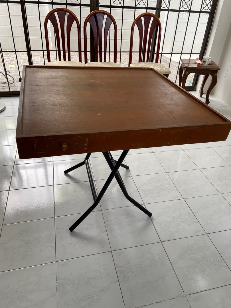 Mahjong table, Furniture & Home Living, Furniture, Tables & Sets on ...