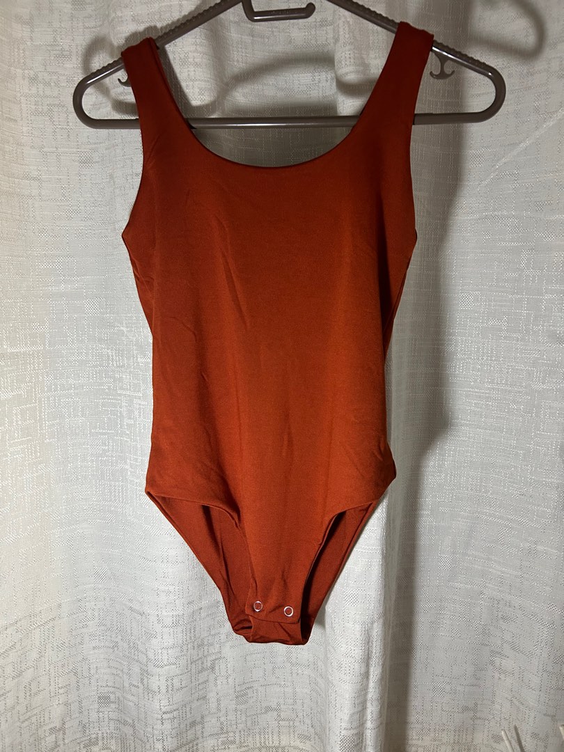 Maria & Mary Rust Bodysuit in XS on Carousell