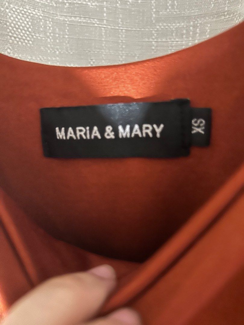 Maria & Mary Rust Bodysuit in XS on Carousell