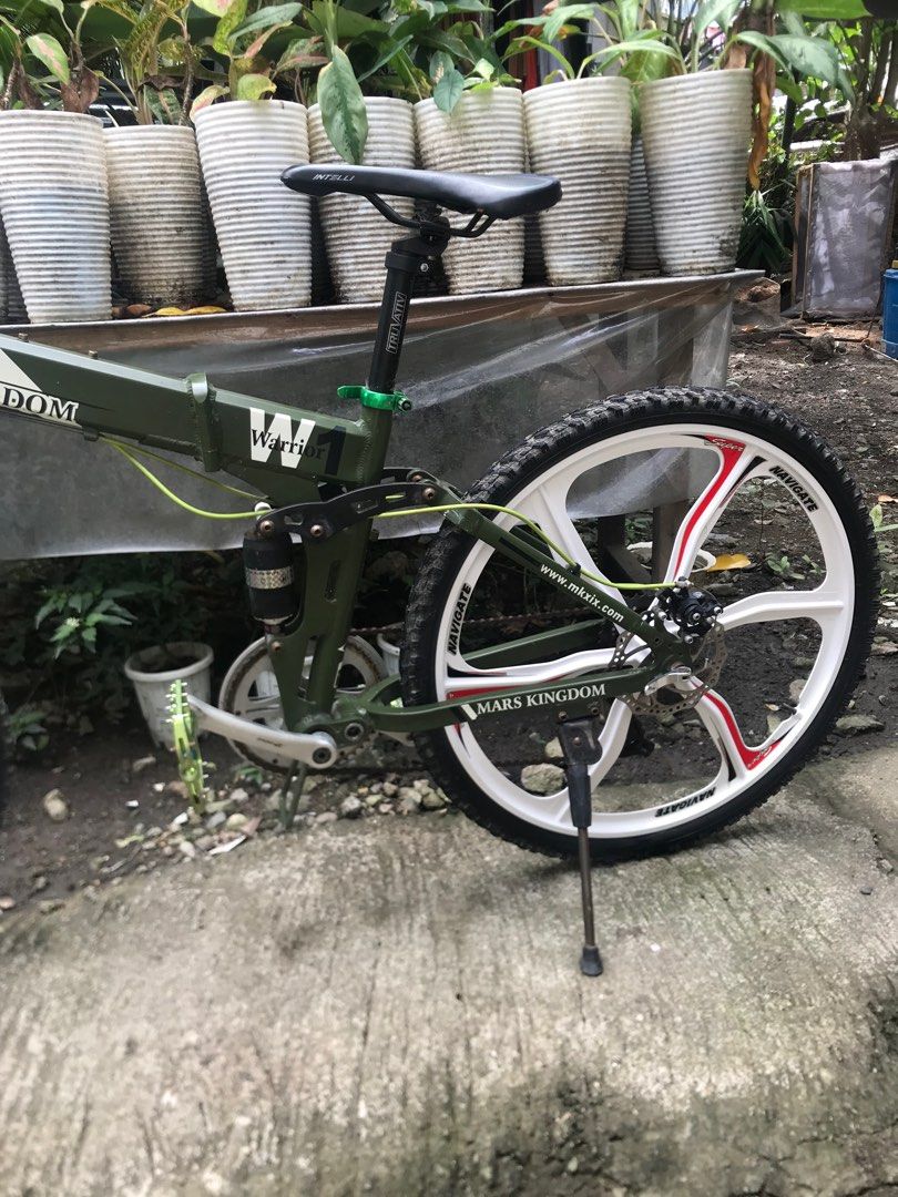 Mars Kingdom Folding Mountain Bike, Sports Equipment, Bicycles & Parts ...