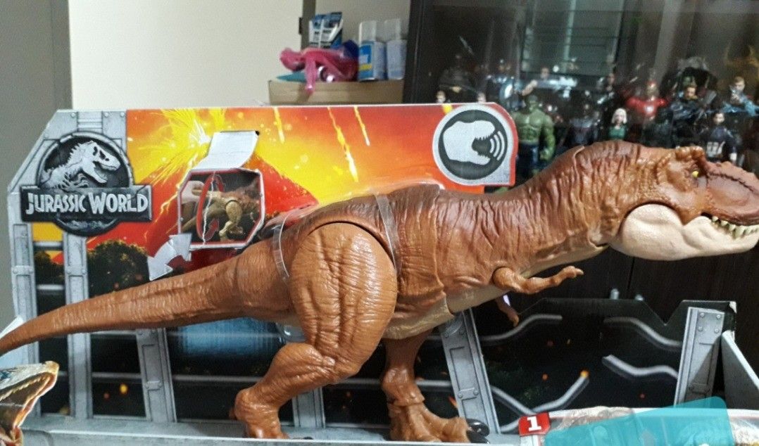 Mattel Jurassic world T-Rex oversize, Hobbies & Toys, Toys & Games on ...