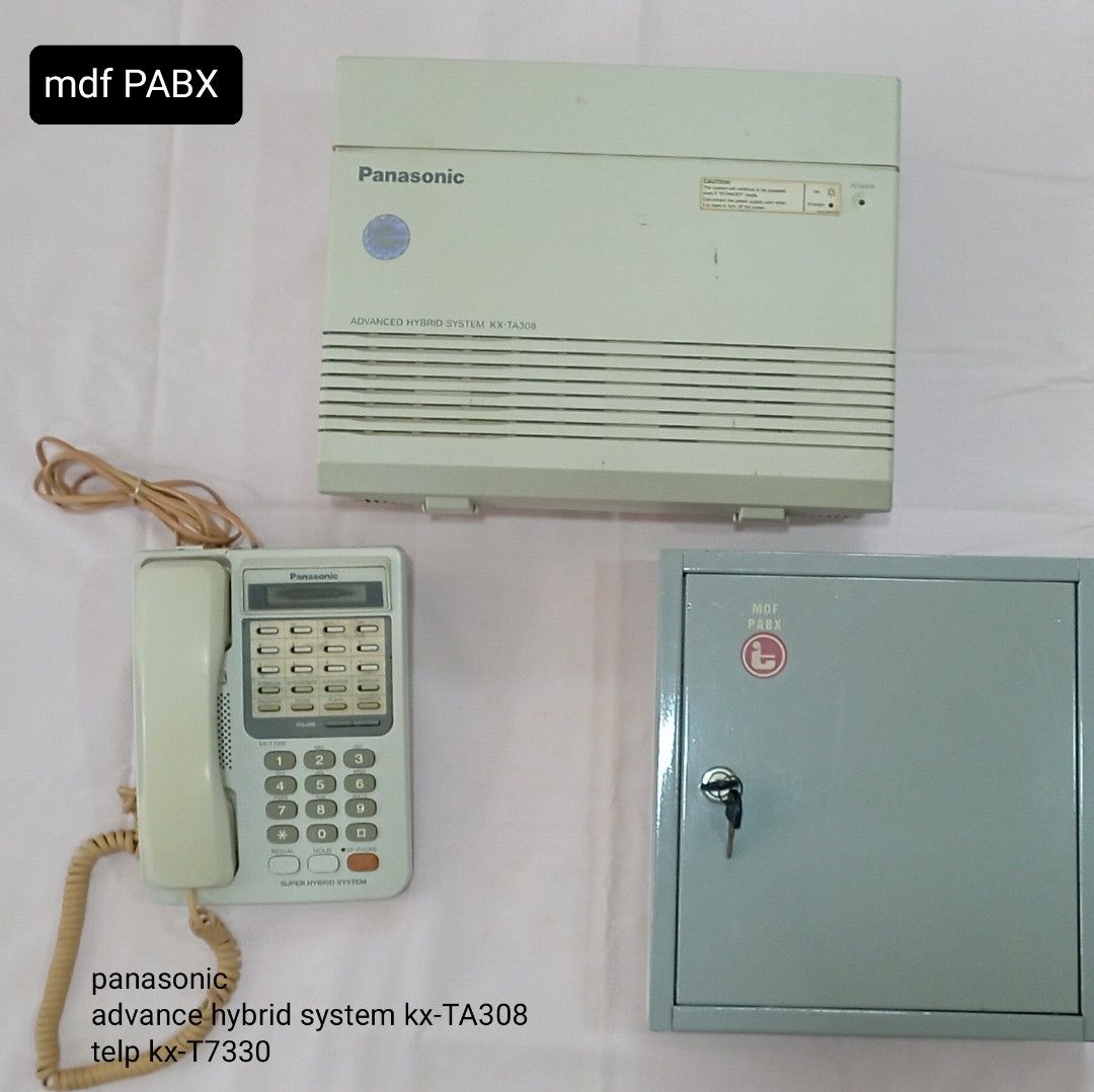 Mdf PABX panasonic 3 line 8 extension, Telepon Seluler & Tablet ...