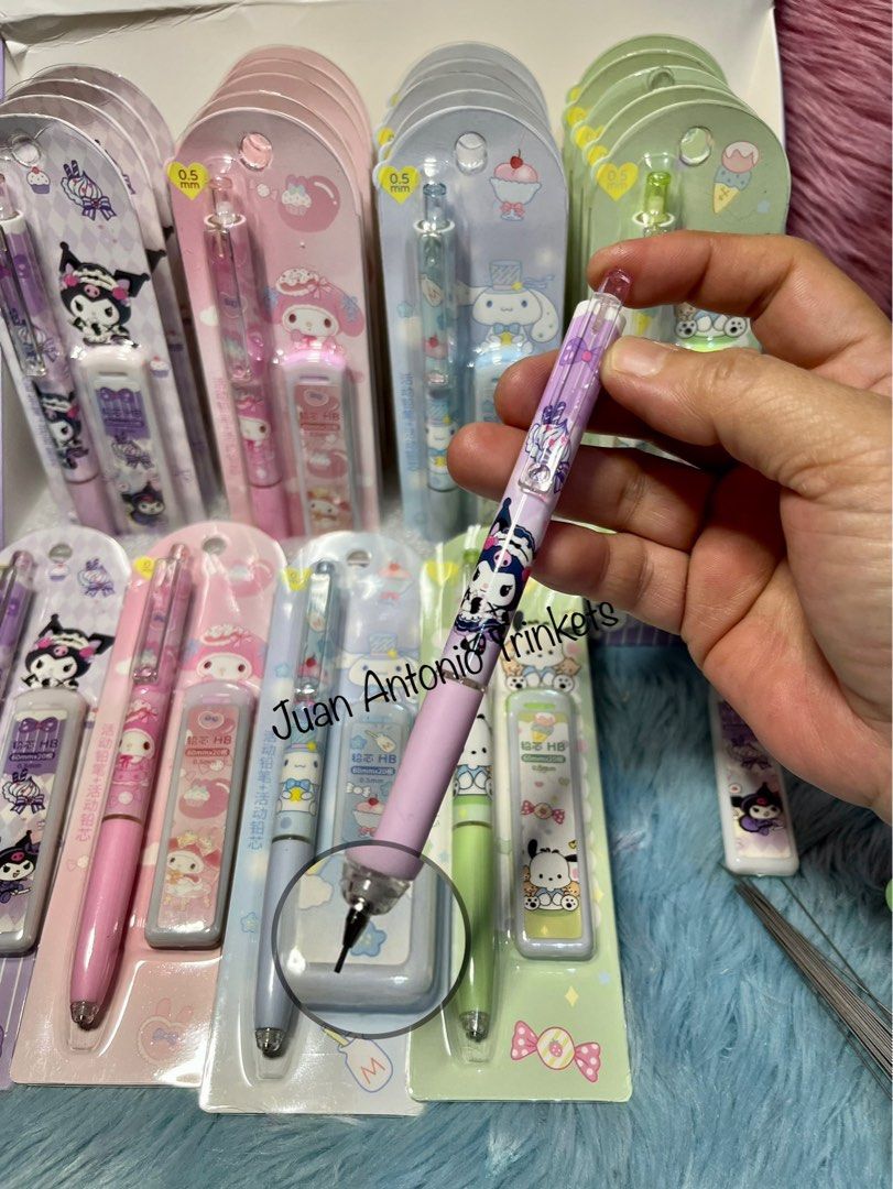 Sanrio Mechanical Writing Pencil Lead 2HB Sanrio with Refill, Hobbies ...