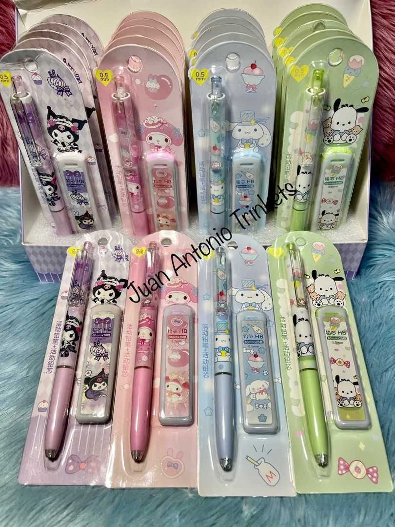 Sanrio Mechanical Writing Pencil Lead 2HB Sanrio with Refill, Hobbies ...