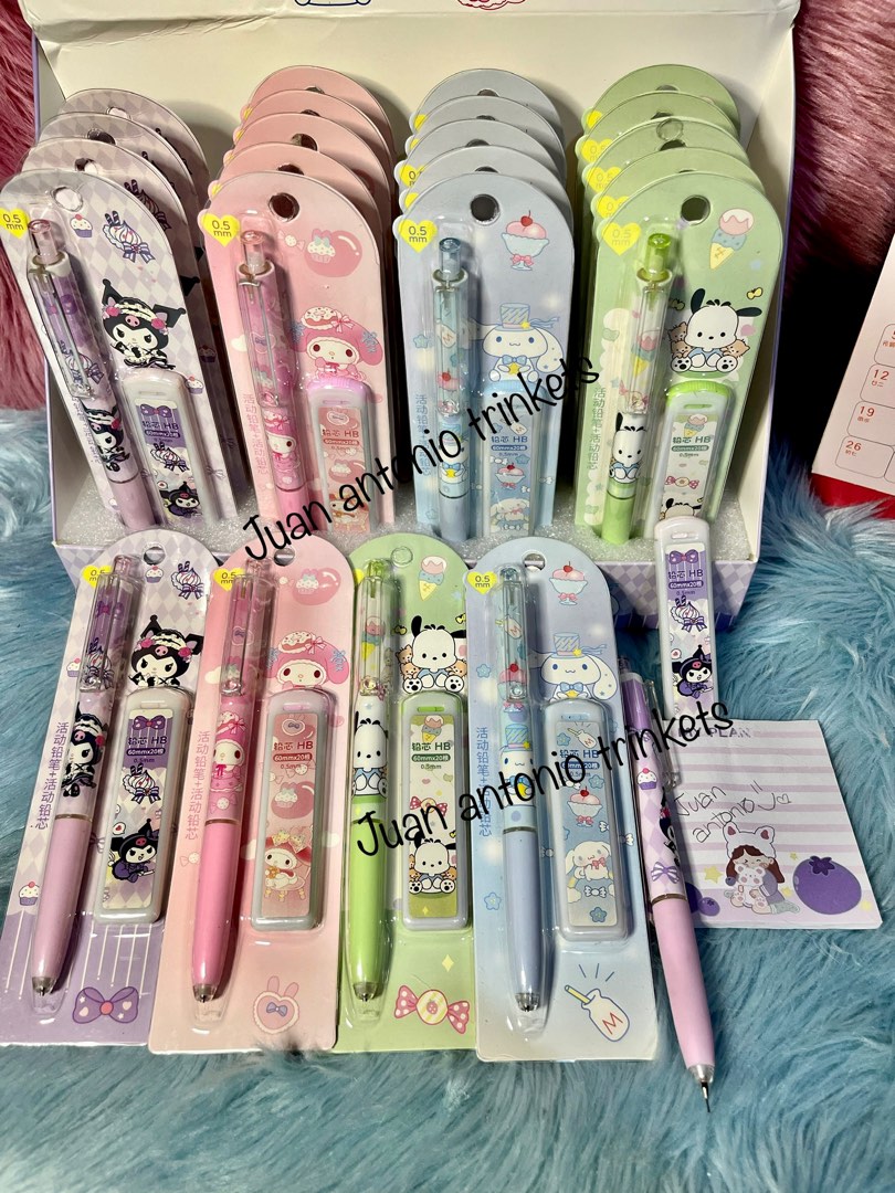 Sanrio Mechanical Writing Pencil Lead 2HB Sanrio with Refill, Hobbies ...