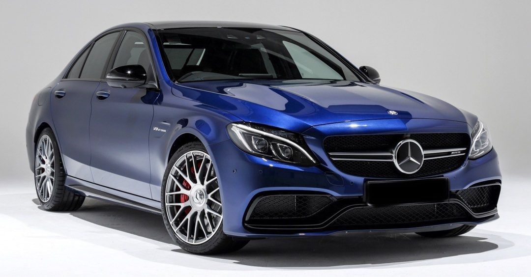 Mercedes C Class W205 C63 Sedan AMG Conversion Bodykit Package for C ...