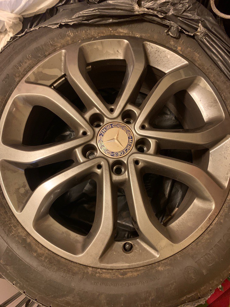 Mercedes w205 c class 17 inch original rim, Car Accessories, Tyres ...