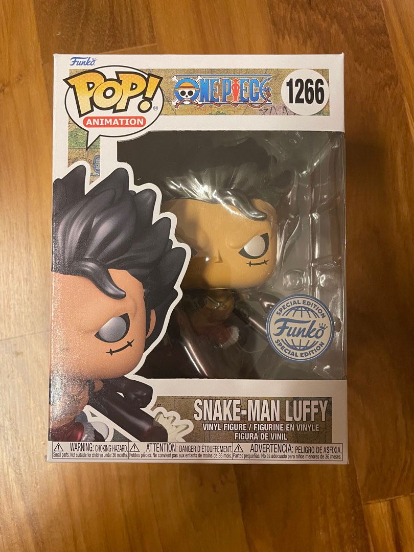 Metallic Snake-Man Luffy One Piece Anime Funko Pop, Hobbies & Toys ...