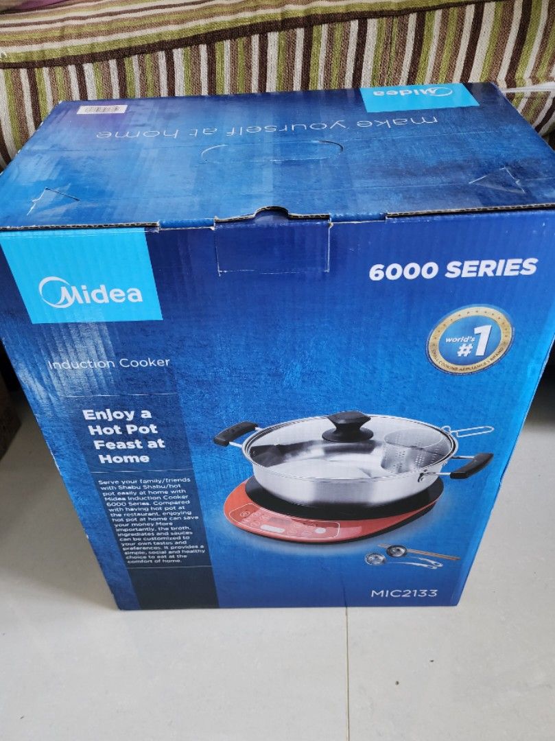 Midea hotpot induction cooker set, TV & Home Appliances, Kitchen ...