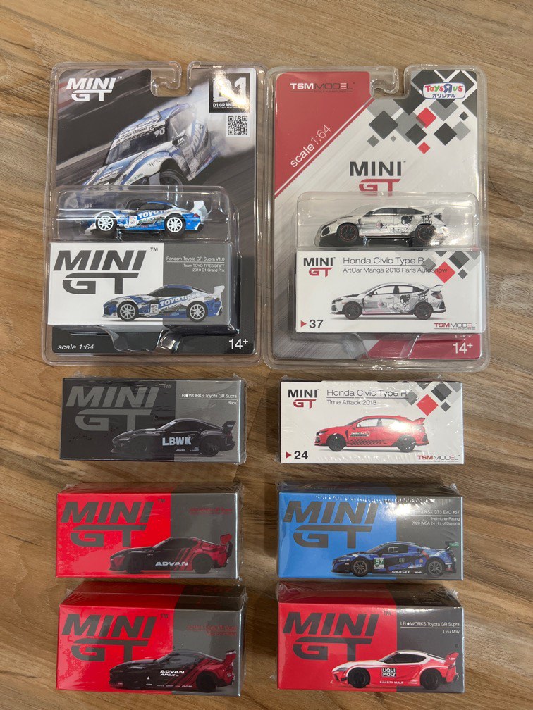 MINI GT Cars various Honda Civic Type R Toyota Supra, Hobbies & Toys ...